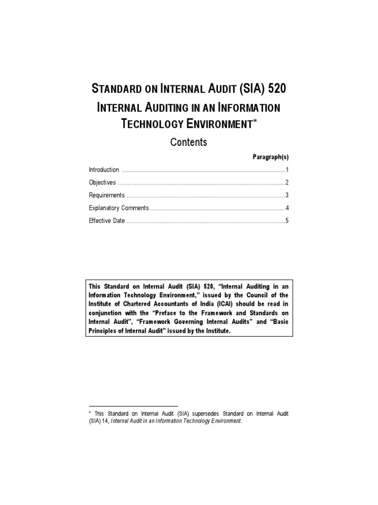 71579iasb57608 Sia 520 | PDF | Internal Audit | Audit