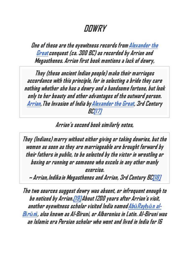 Dowry In India Pdf Social Conventions Social Institutions