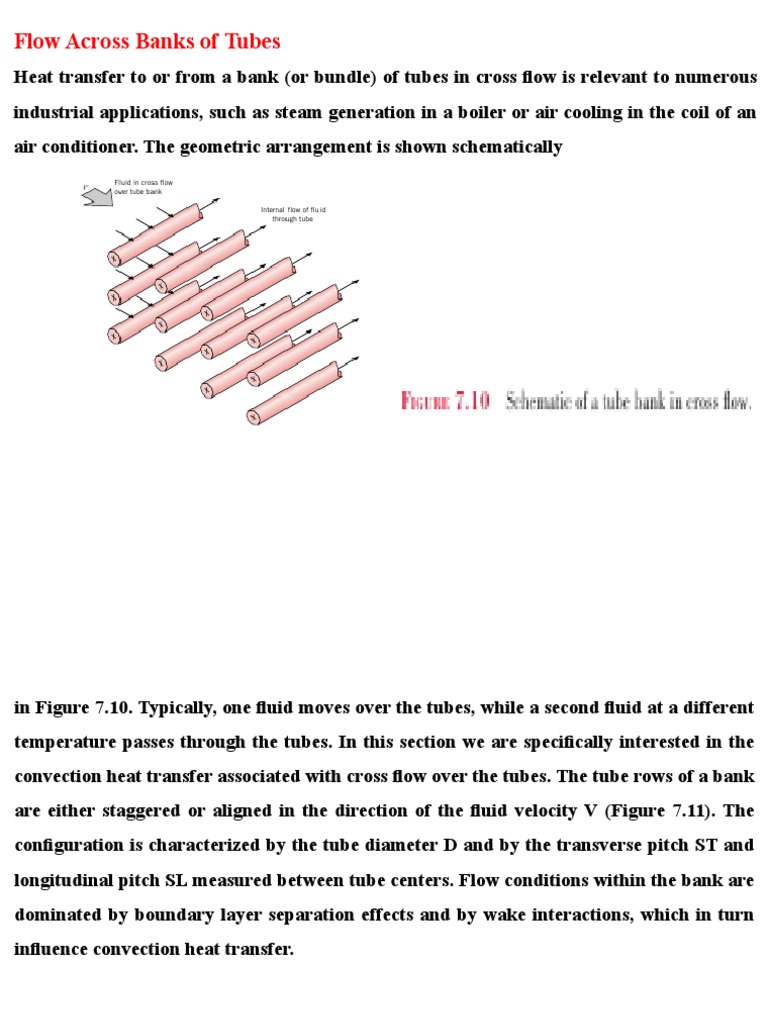 Convection in Tube Banks Analysis | PDF | Convection | Heat Transfer