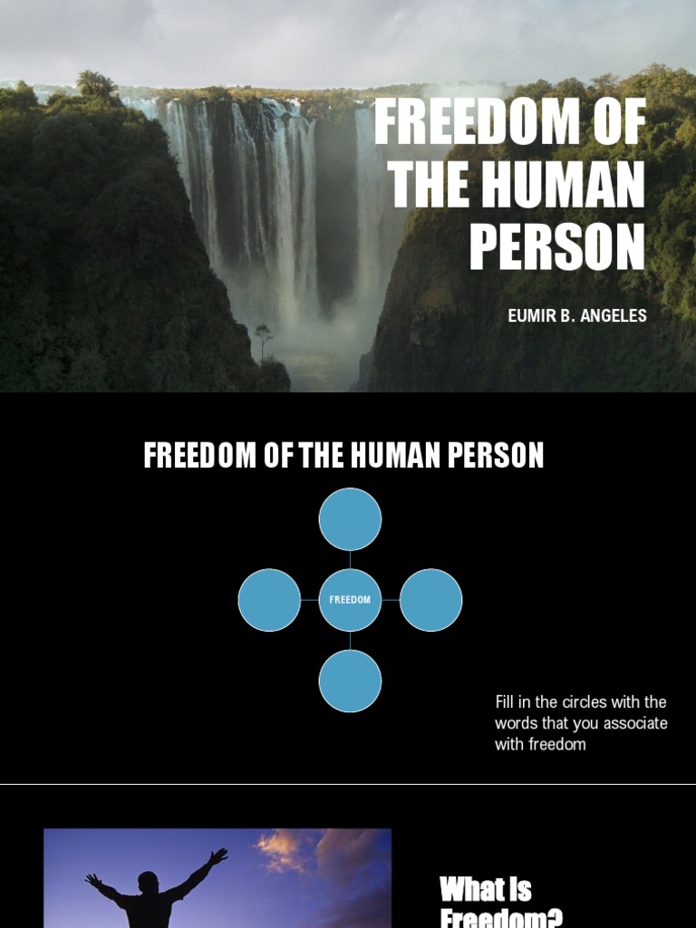 Freedom of The Human Person | PDF | Free Will | Cognition