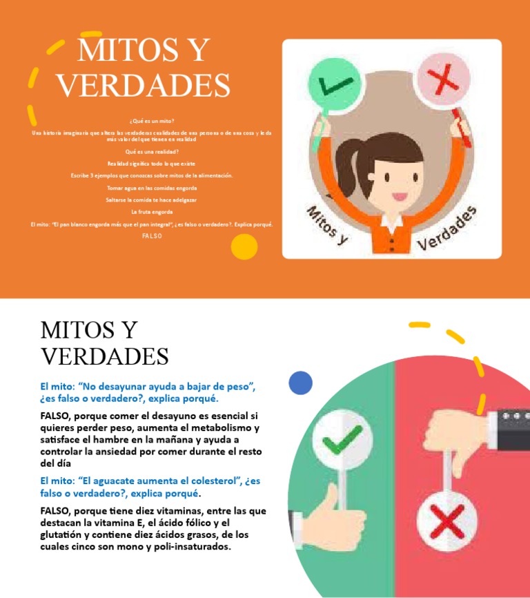 Mitos Y Verdades Pdf Relaciones Personales Crianza Y Desarrollo