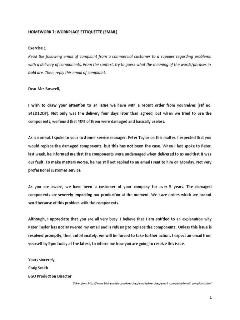 Workplace Email Etiquette Exercises | PDF | Career & Growth