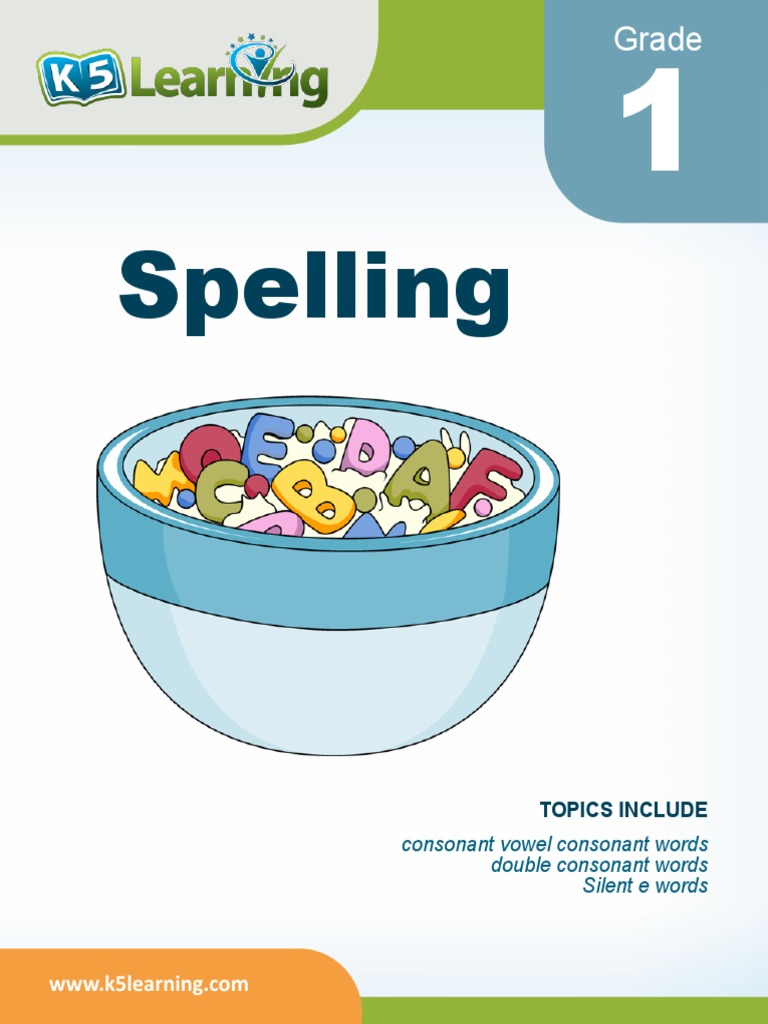 Grade 1 Spelling Workbook | PDF | Word Search | Spelling