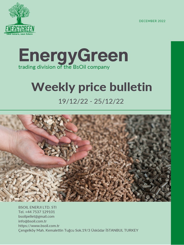 Energygreen: Weekly Price Bulletin | PDF | Technology & Engineering