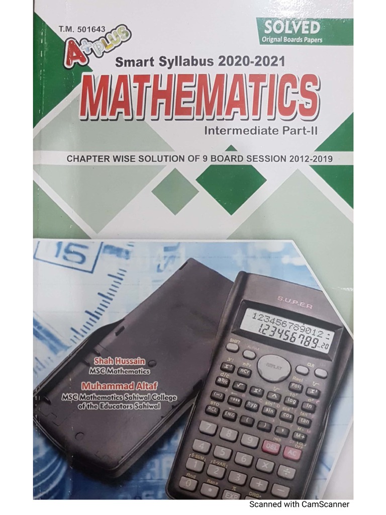Mathematics 2nd Year, Smart Course A Plus PDF | PDF