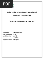 I.P. CLASS 12 CBSE PROJECT ON "Student Marks Management System" | PDF ...