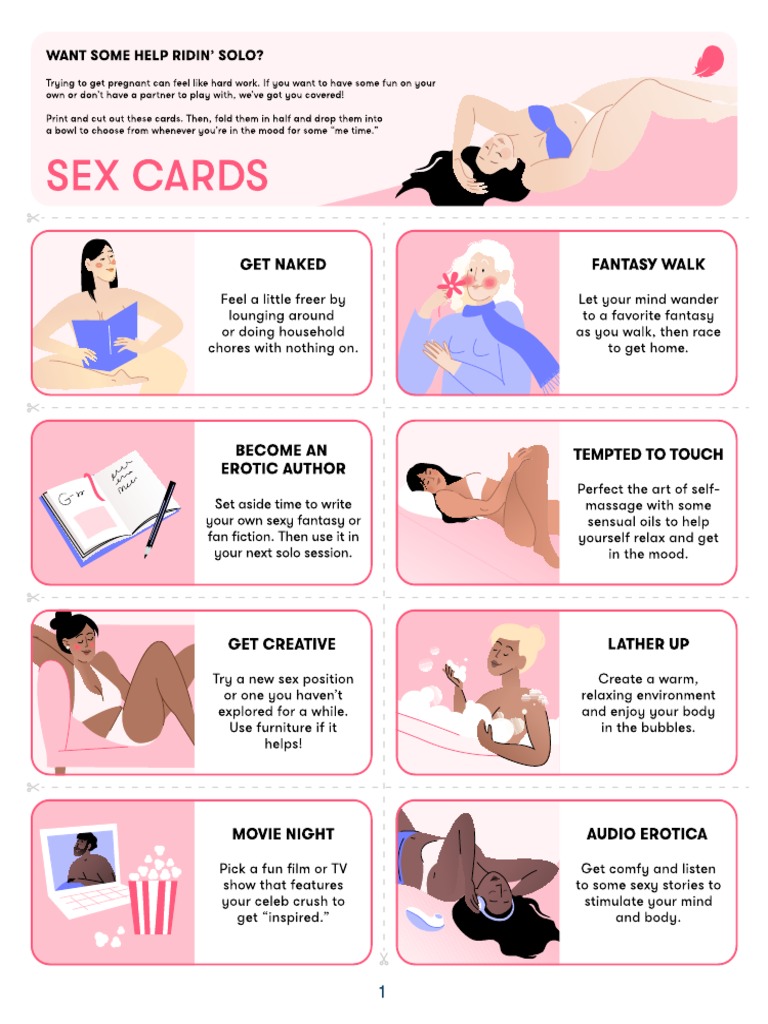T TTC Sex Cards Solo | PDF | Orgasm | Sexuality