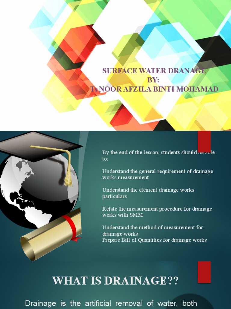 Topic 4 - Surface Water Drainage | Download Free PDF | Storm Drain | Sanitary Sewer