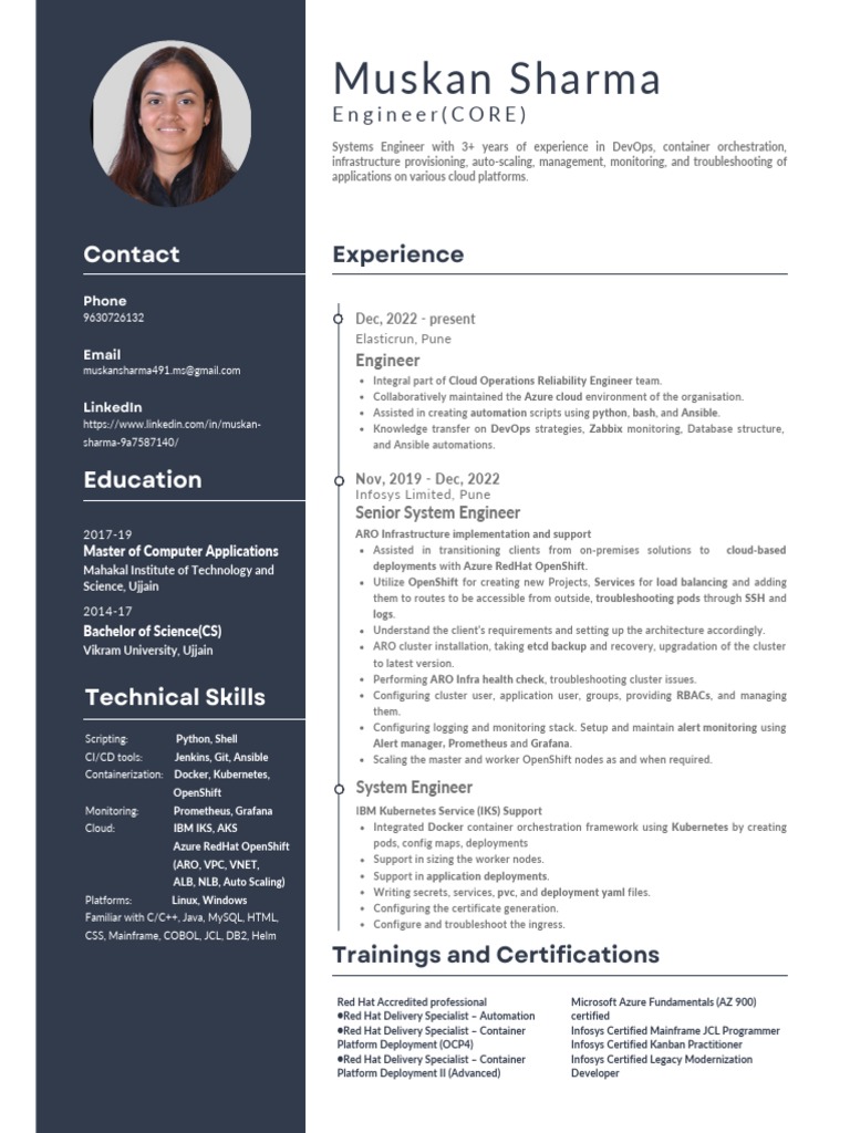 Resume Muskan Sharma | PDF | Cloud Computing | Software Engineering