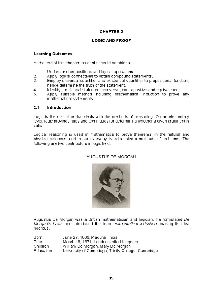 Chapter 2 SMA | PDF | Logic | Mathematical Proof