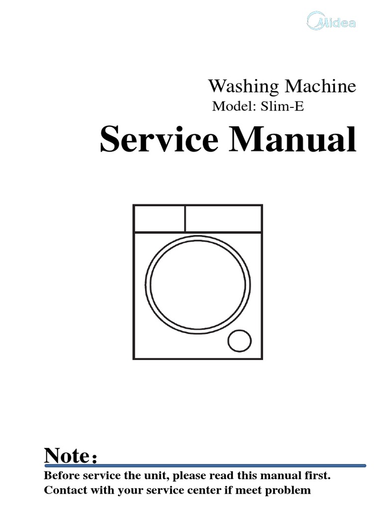 Technical Manual For Reparation of Washing Machine Proline FP6120WH ...