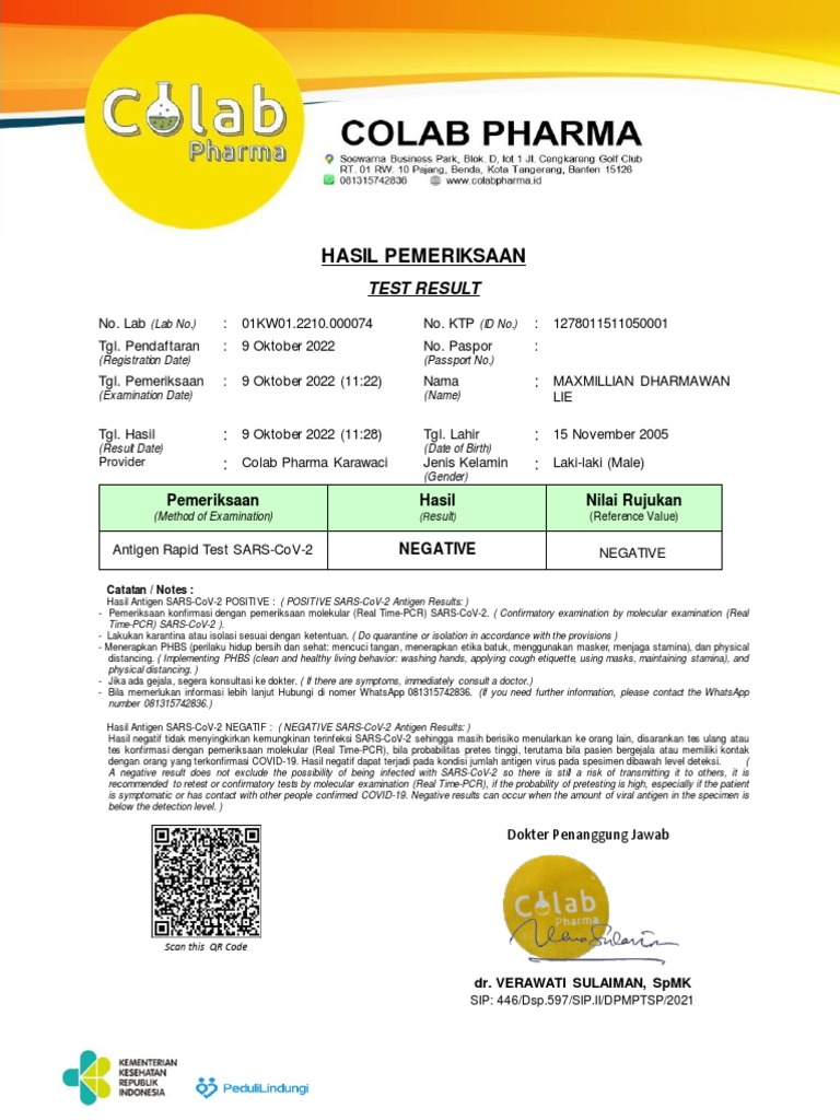 Antigen Maxmillian Dharmawan Lie | PDF