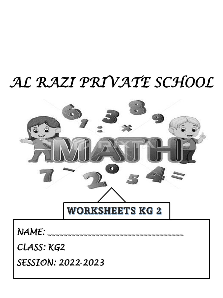 2022 2023 Math KG2 | PDF | Mathematics