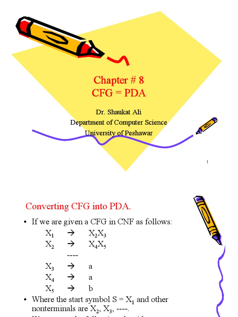 Convert CFG to PDA Guide | PDF