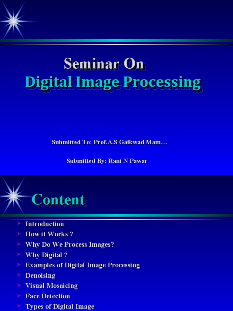 Image Video Processing | PDF | Digital Image | Video