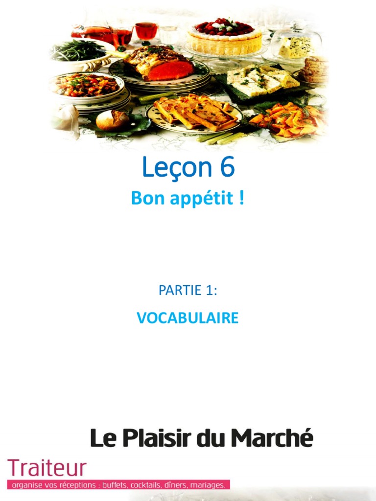 Leçon 6 | PDF