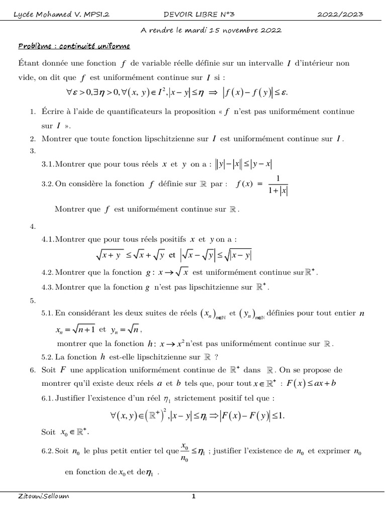 Dl3 22 Pdf Algèbre Générale Relations Mathématiques