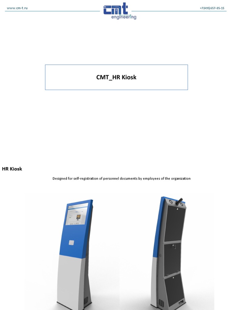 Presentation HR Kiosk | PDF | Business | Communication