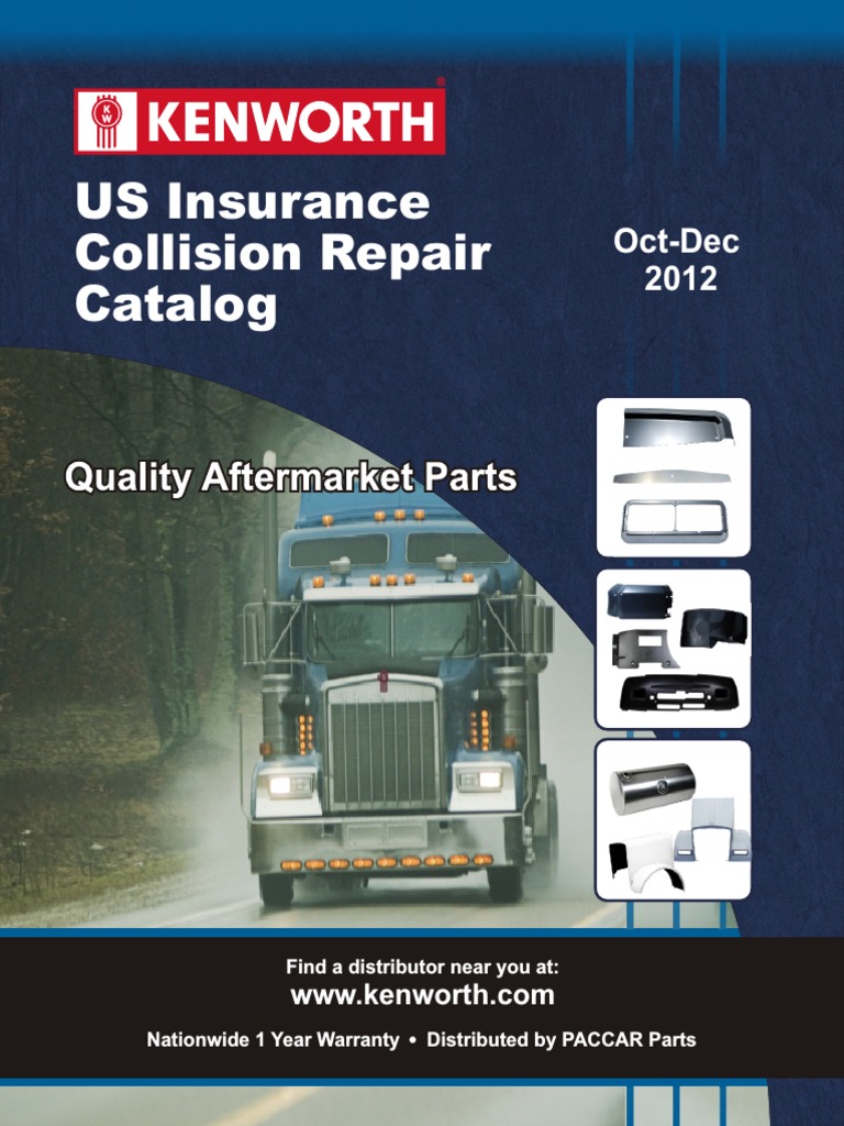 US Kenworth Insurance Catalog-1 | PDF | Mirror | Headlamp