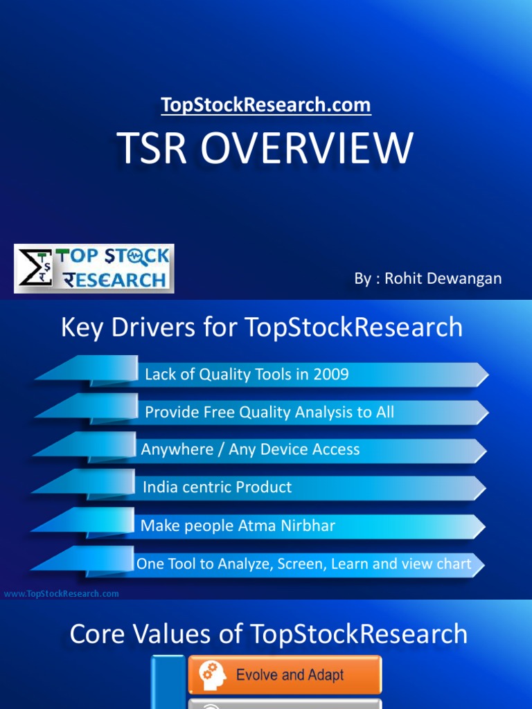 TSR Overview | PDF | Financial Markets | Market (Economics)
