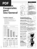 Medidas Normalizadas para Tuercas y Tornillos | PDF | Tornillo | Acero