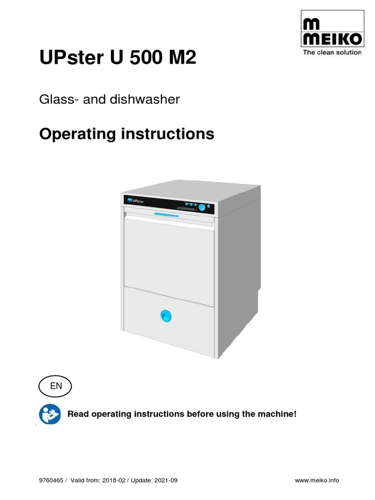 UPster U 500 M2 Operating Instructions | PDF
