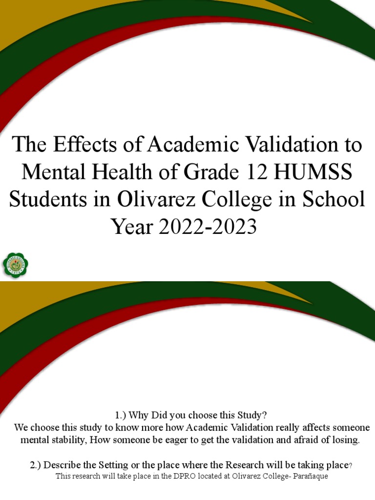 The Effects Of Academic Validation Pdf
