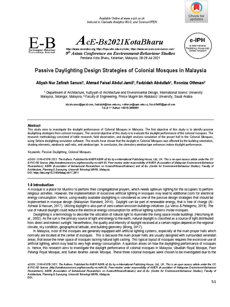 Passive Daylighting Design Strategies of | PDF | Window | Lighting