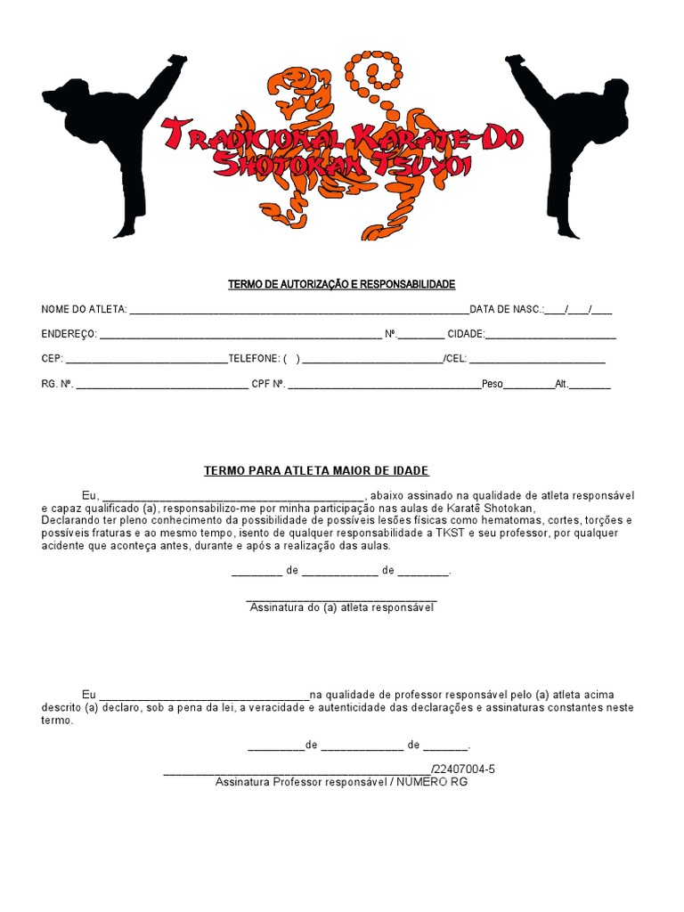 Termo TKST para Maior de Idade | PDF