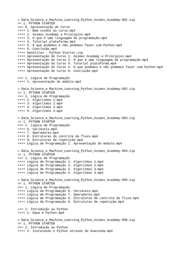 Data Science e Machine Learning Python Asimov Academy | PDF | Python ...