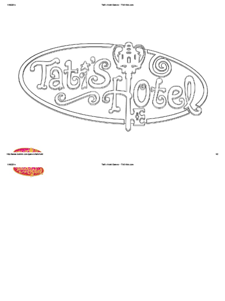 Tati's Hotel Games - TVOKids | PDF | Games & Activities