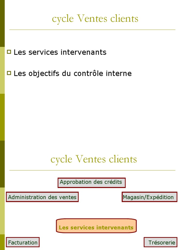 Cycle D'audit Vente | PDF