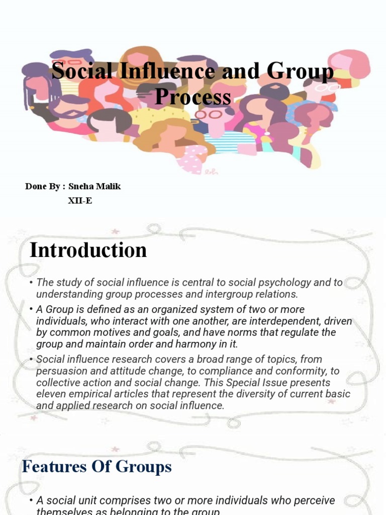 Understanding Social Influence in Groups | PDF | Self Esteem | Psychology