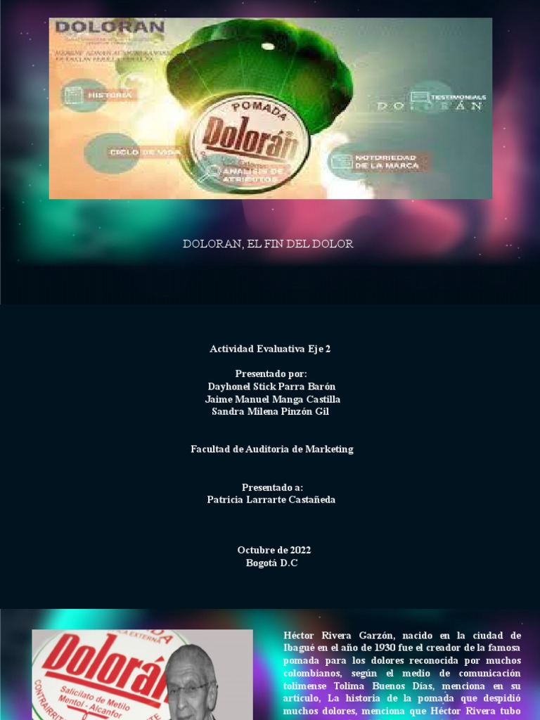 Historia y Marketing de Dolorán | PDF | Publicidad | Marca