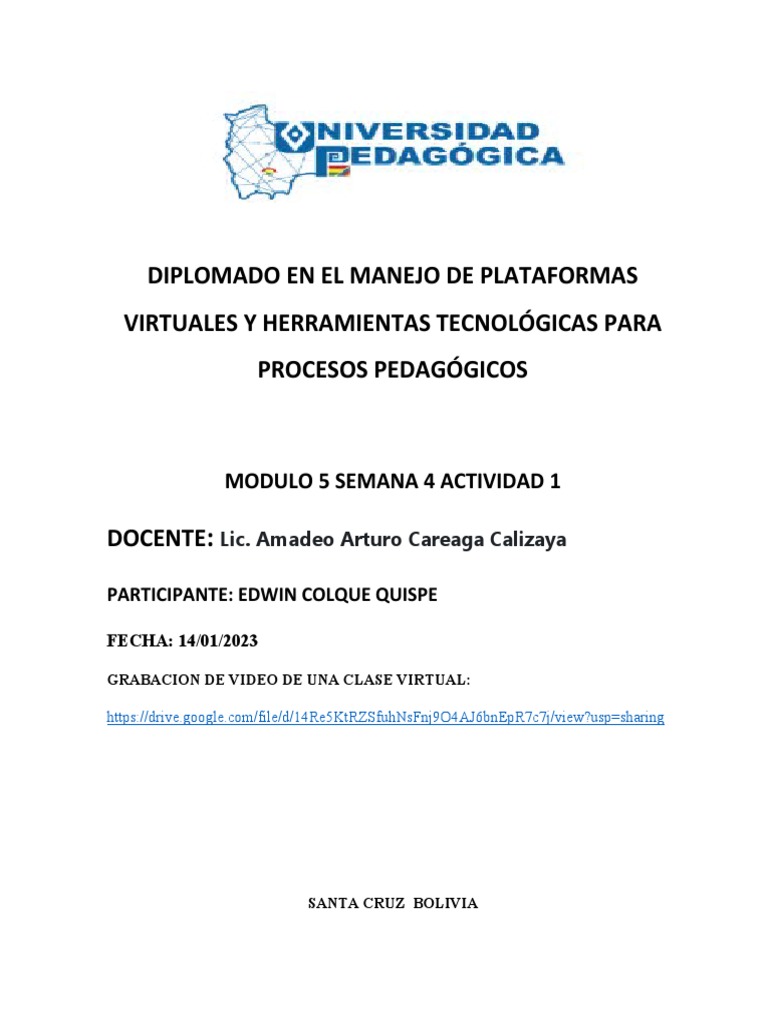 Edwin - Colque - Semana4 - Actividad1 - Up | PDF