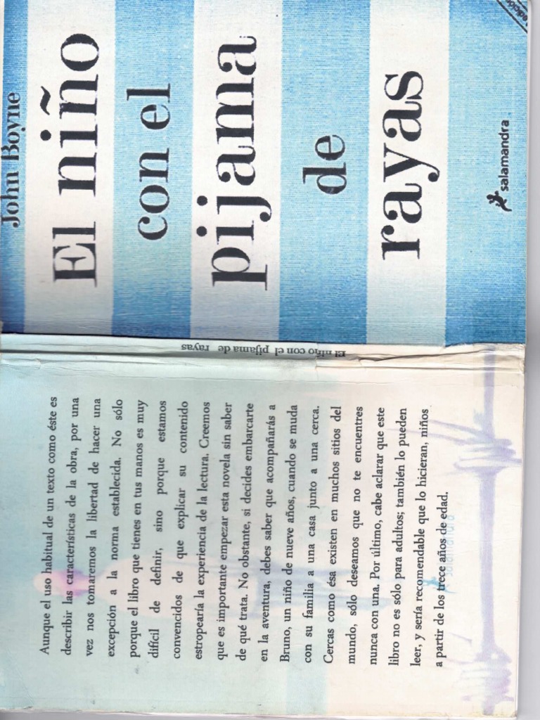 El Niño Con Pijama de Rayas | PDF
