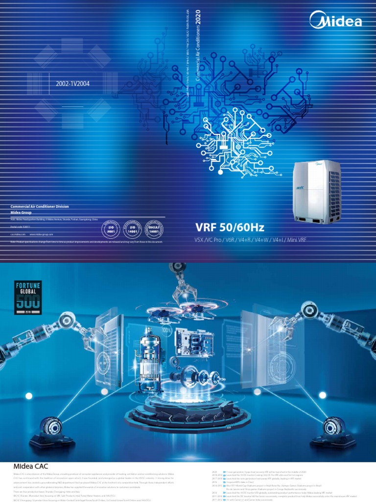 Condensadores Midea | PDF | Electric Motor | Power Inverter