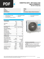 Daikin VRV X Outdoor Unit Specifications | PDF | Temperature | Home ...