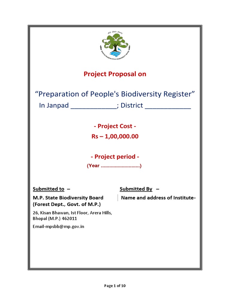 PBR Proposal Template | PDF | Government