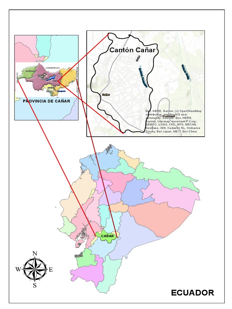 Mapa de Cañar | PDF