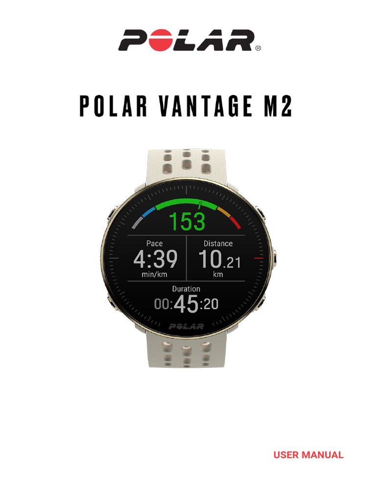 Polar Vantage M2 Manual | PDF | Mobile App | Timer