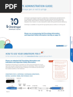 Ozempic Instructions | PDF | Injection (Medicine) | Dose (Biochemistry)