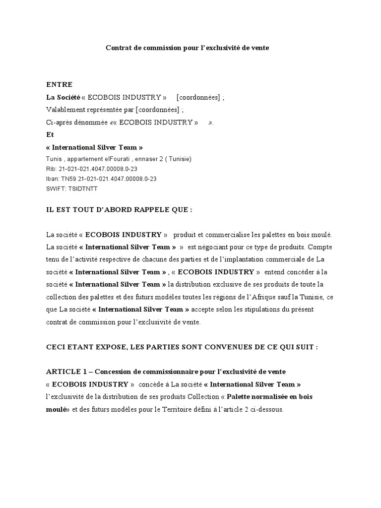 Contrat de Concession | PDF