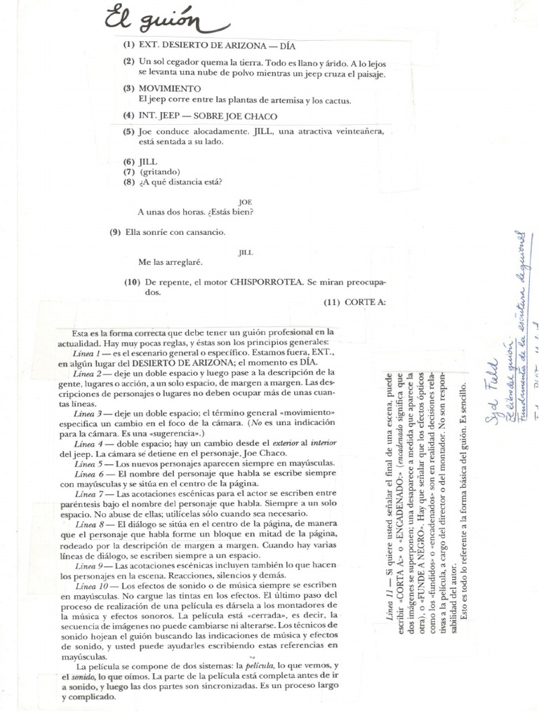 El Guión De Syd Field Pdf