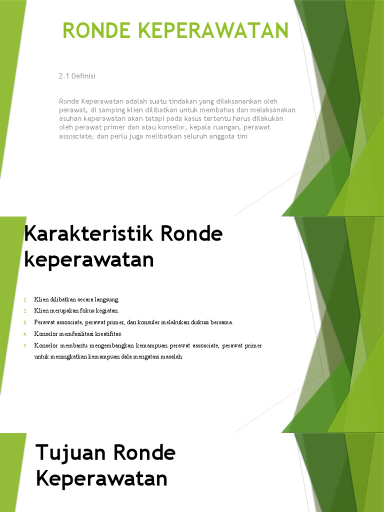 Ronde Keperawatan | PDF