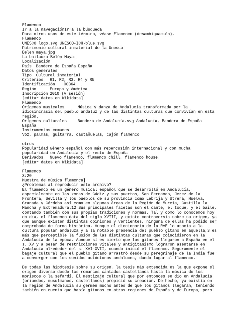 Flamenco | PDF