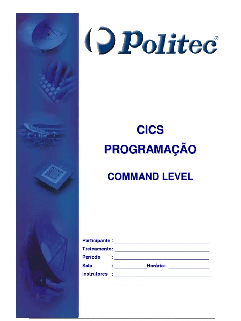 Apostila Programação CICS Command Level - COBOL | PDF | Compilador ...
