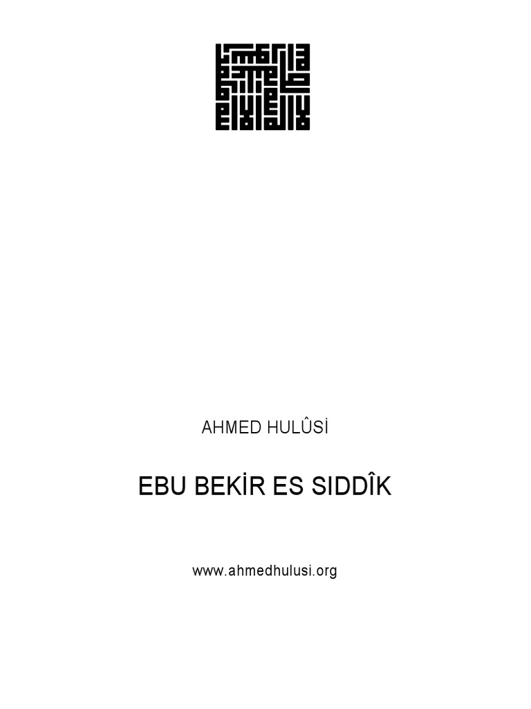 Ebu Bekir Es Siddik | PDF