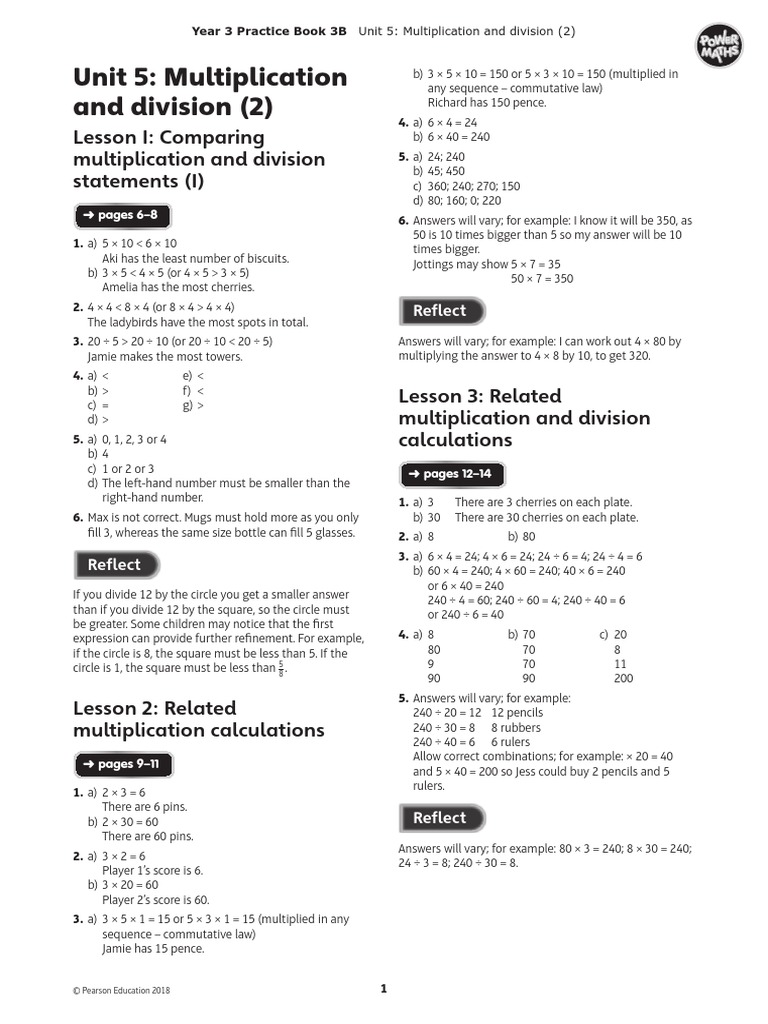 3b Practicebookanswers | PDF