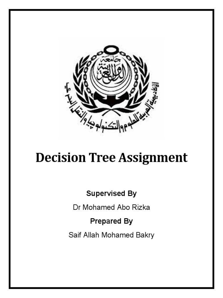 Decision Tree Assignment | PDF